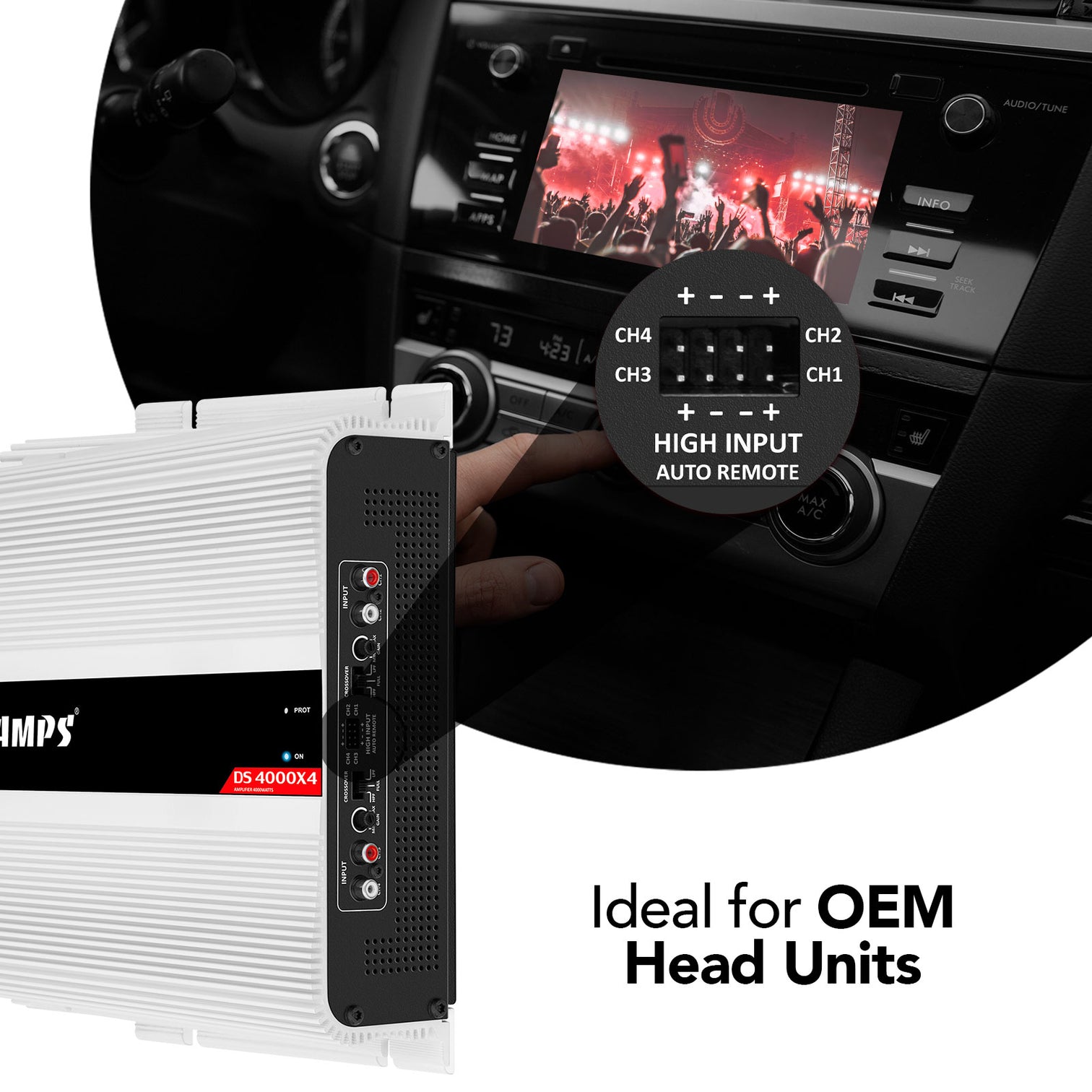 Taramps DS 4000X4 Car Audio Amplifier