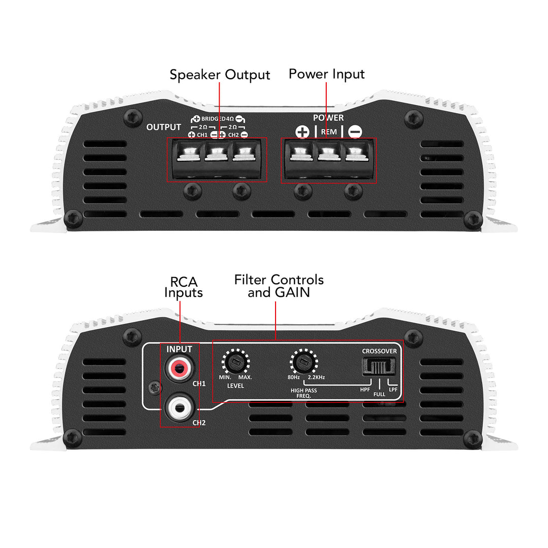 Taramps DS 800x2 Car Audio Amplifier