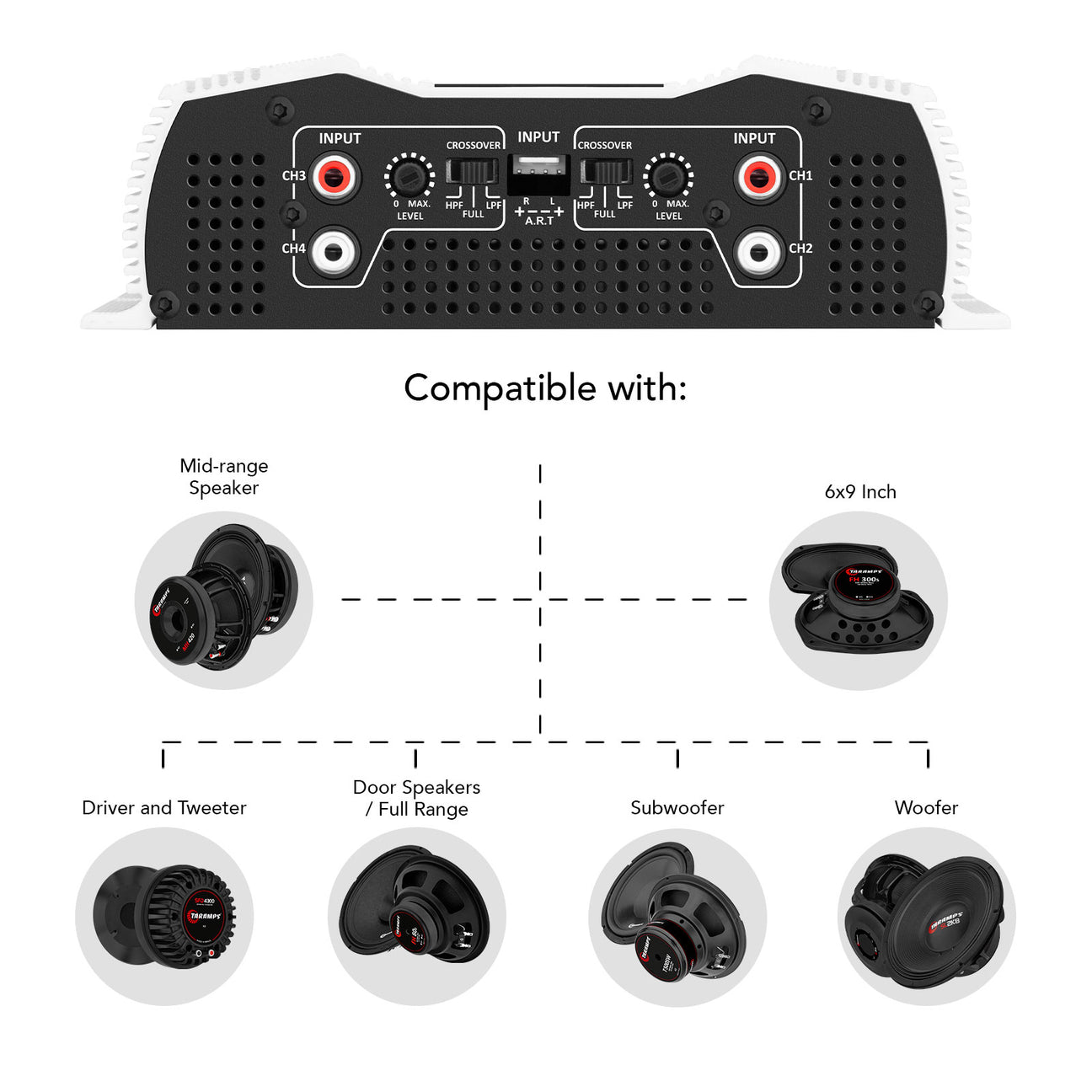 Taramps DS 800x4 Car Audio Amplifier