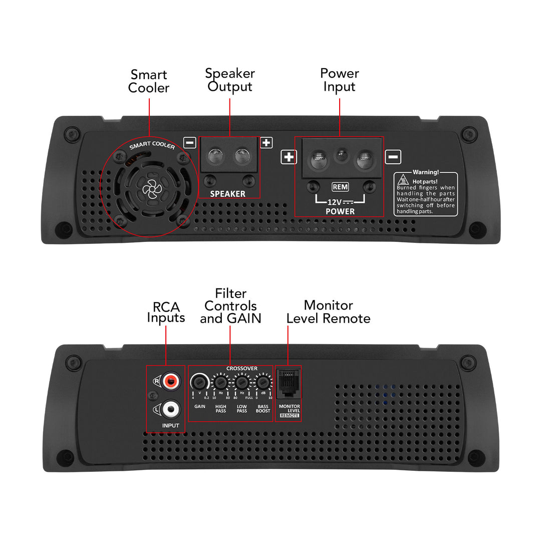 Taramps HD 2000 Car Audio Amplifier
